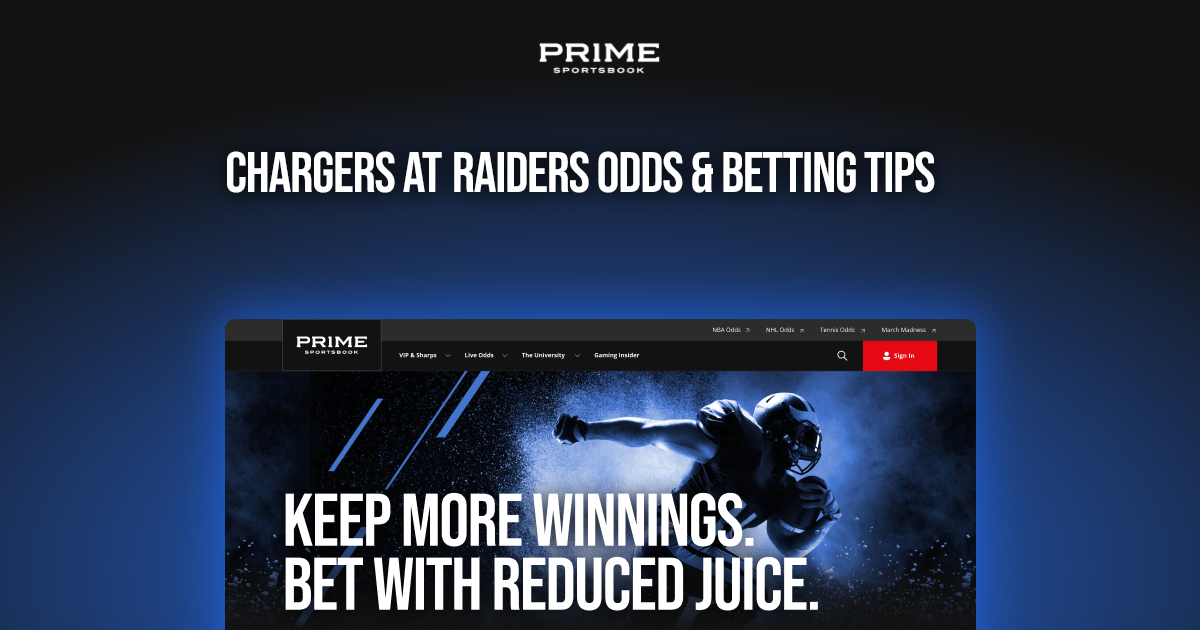 Chargers at Raiders Odds & Betting Tips